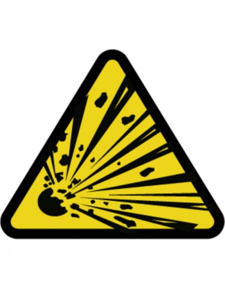 RIESGO DE EXPLOSION. 9 X 9 CM