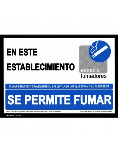 FUMAR (PERMITIDO FUMAR) A4